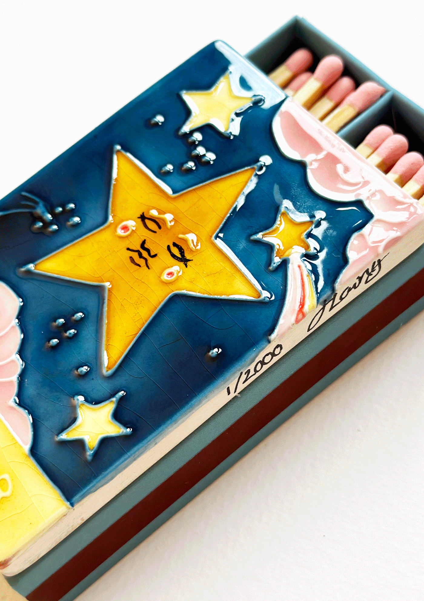 The Star Ceramic Matchbox