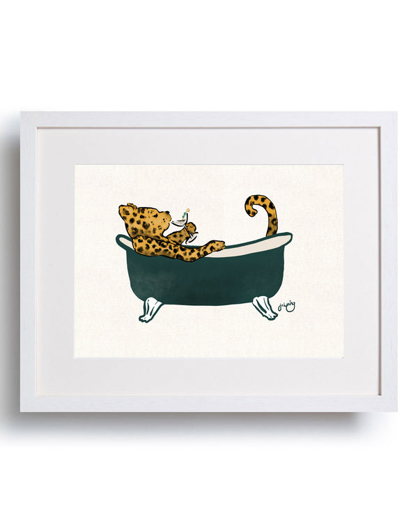 Bath Time Art Print
