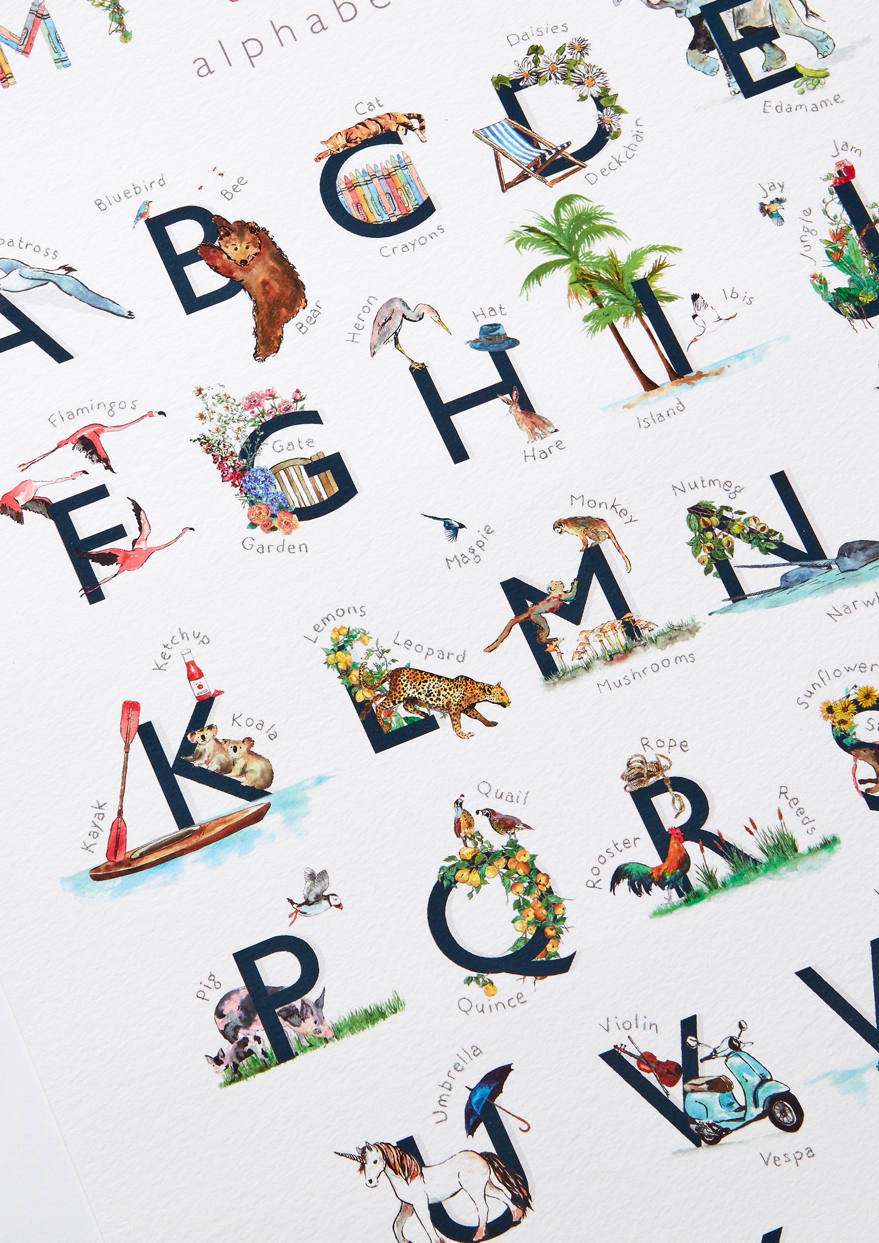 My First Alphabet' Nursery Art Print
